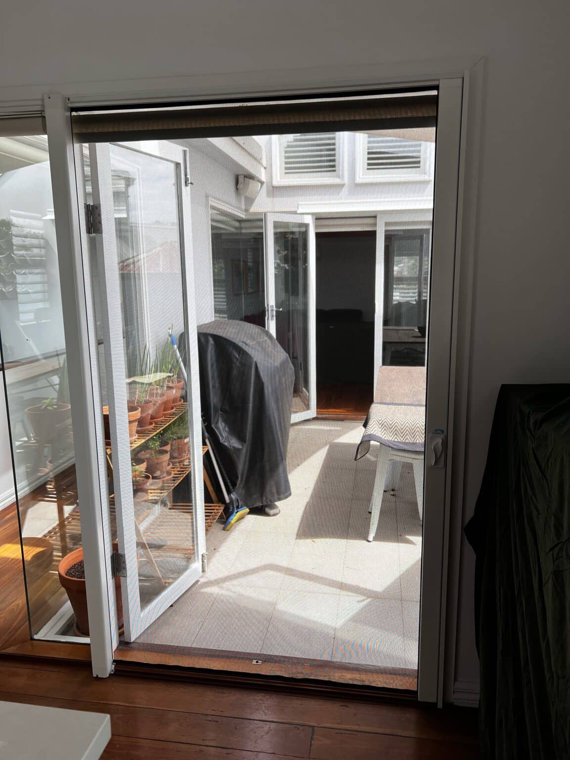 Fly Screens for French Doors | RetractAScreen